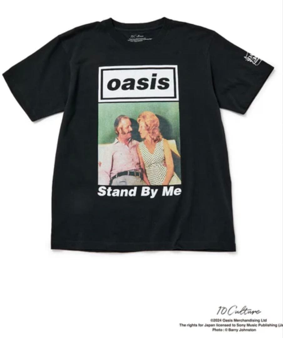Oasis Stand By Me Tシャツ L 黒 Adam et Rope