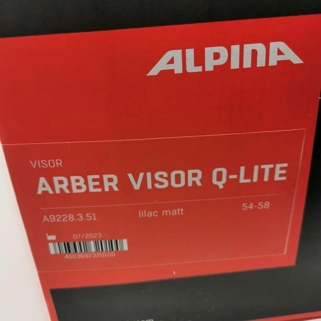 ALPINA ARBER VISOR Q-LITE スキー スノボ ヘルメット