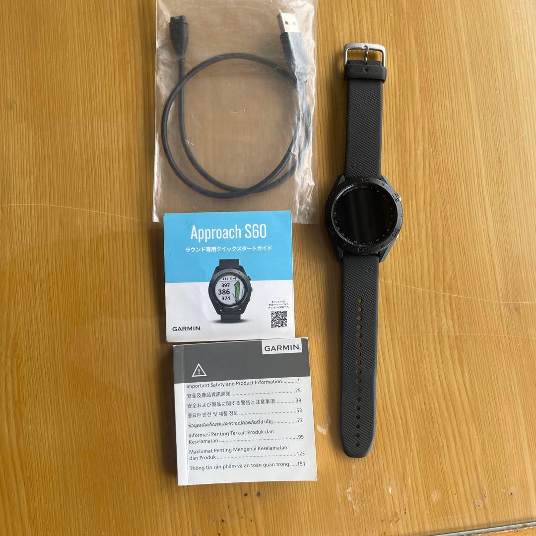 美品】Garmin Approach S60 Premium ゴルフウォッチ