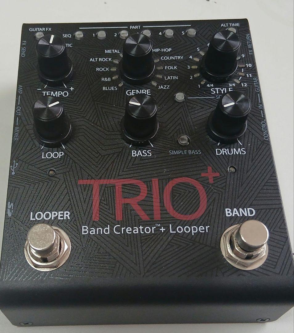 再値下げ！美品　Digitech TRIO+ ルーパー、純正フットスイッチ付き