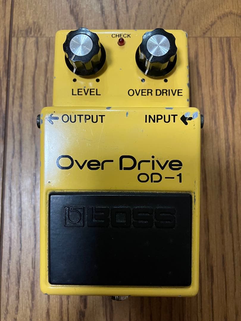 BOSS Over Drive OD-1 銀ネジ 全角ハイフン JRC45580