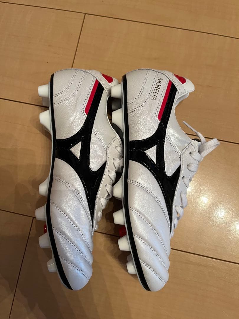 ねっち Mizuno Morelia II サッカースパイク ホワイト