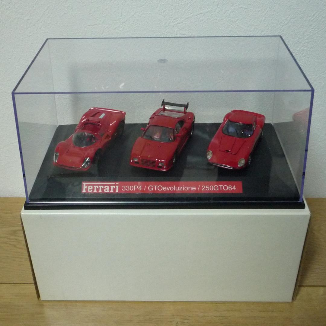 京商 1/43 Ferrari 250GTO 64&GTO Evo&330 P4
