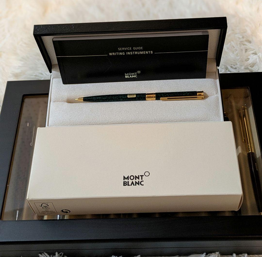 新品未使用　廃盤　MONTBLANC　ノブレスオブリージュ　グリーンマーブル