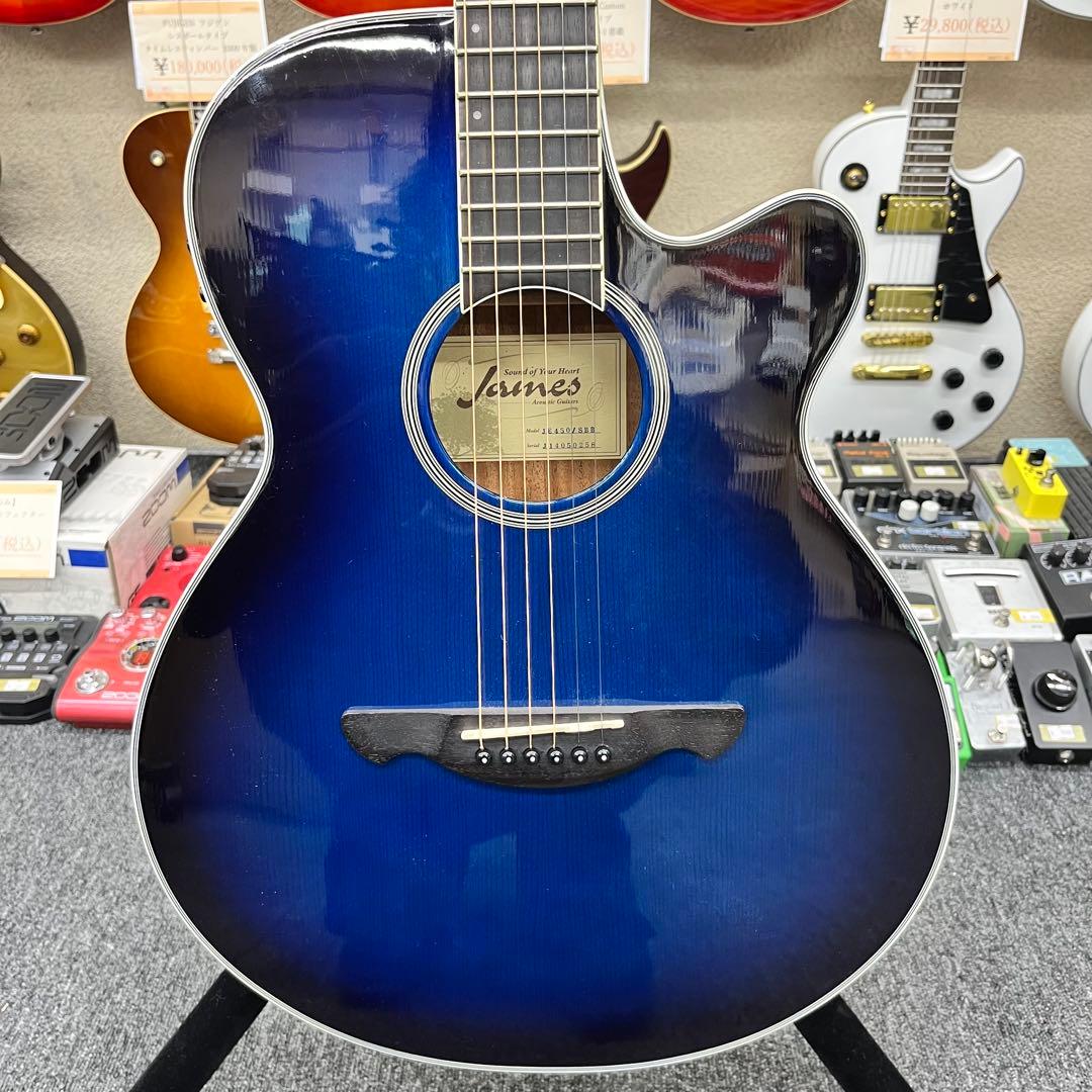 【11058】【ジャンク品 出音なし】 James JE450 エレアコブルー