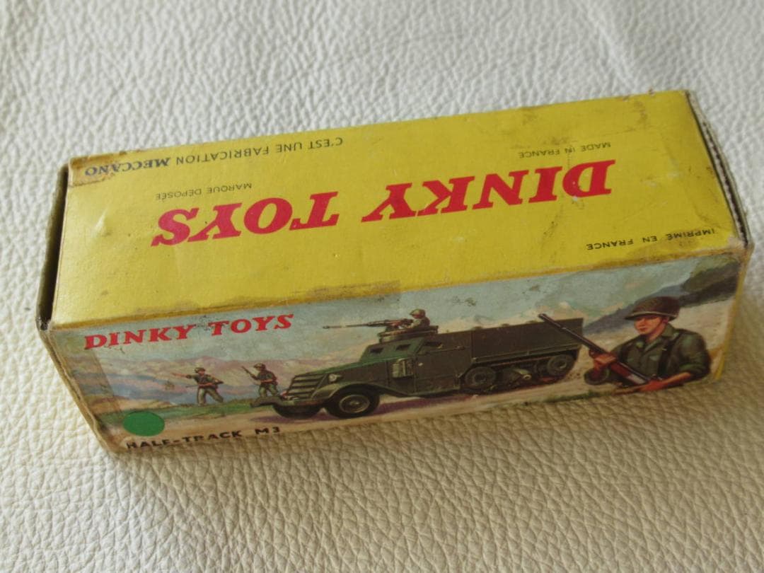 ◆未使用 1963年 仏製！ディンキー No.822 ハーフトラック 機関銃付き