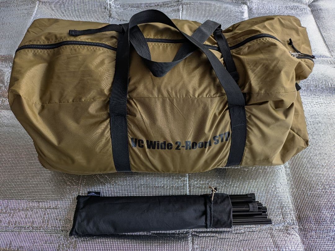 Coleman　VCワイド2ルームSTD　ティノピー用黒ポール付き