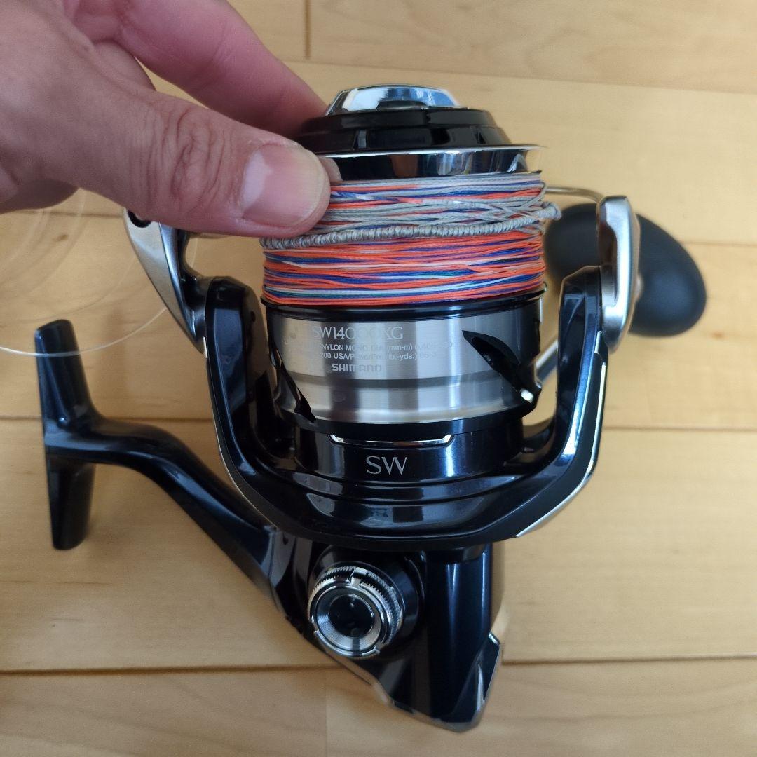 マ*ジ様 SHIMANO ツインパワーSW14000XG　袋、ノッター、スプール