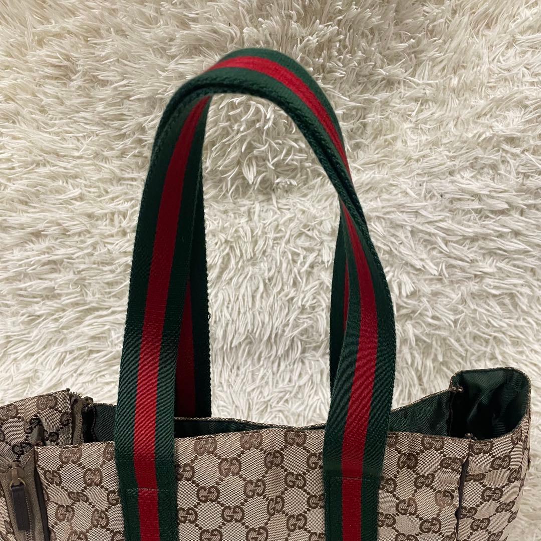 GUCCI グッチ ドッグキャリーバッグ シェリーライン GG柄