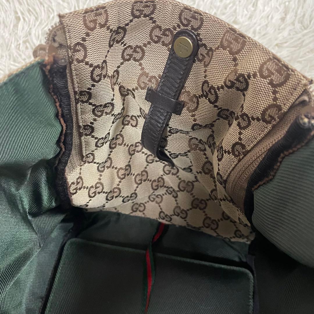 GUCCI グッチ ドッグキャリーバッグ シェリーライン GG柄