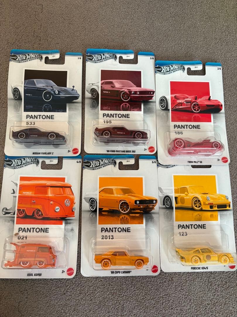 ホットウィール Hot Wheels Pantone コンプ　日本未発売