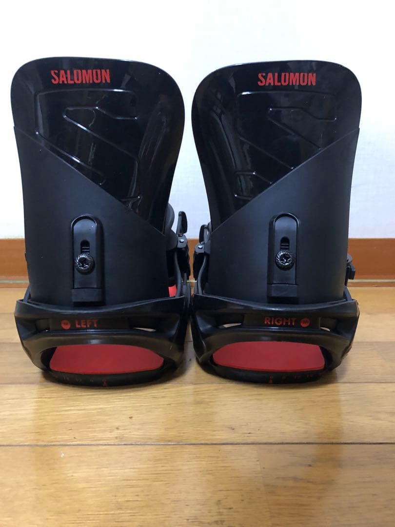 SALOMON スノーボード ビンディング 左右用 ブラック/レッド