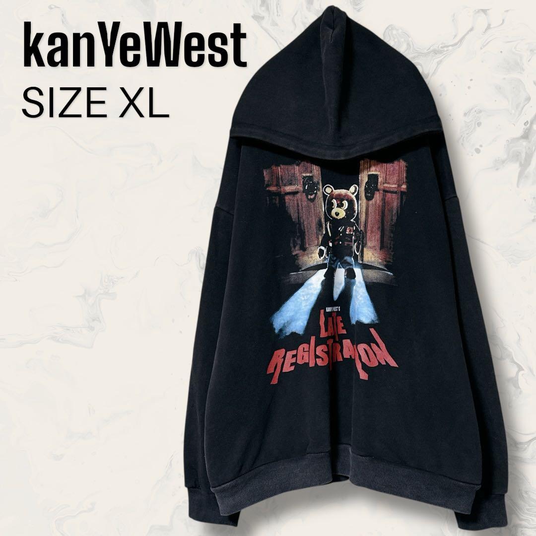 kanYeWest レイトレジストレーション プルオーバー パーカー XL