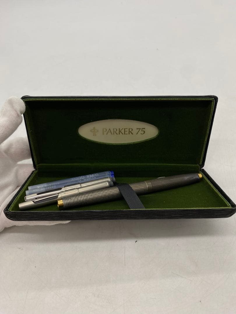 PARKER 75 万年筆 格子柄