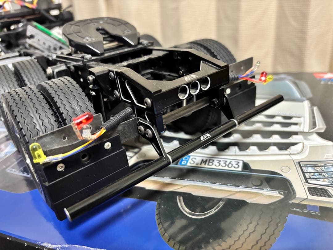 Mercedes-Benz Arocsタミヤ RC トレーラーキャビン フルオペ