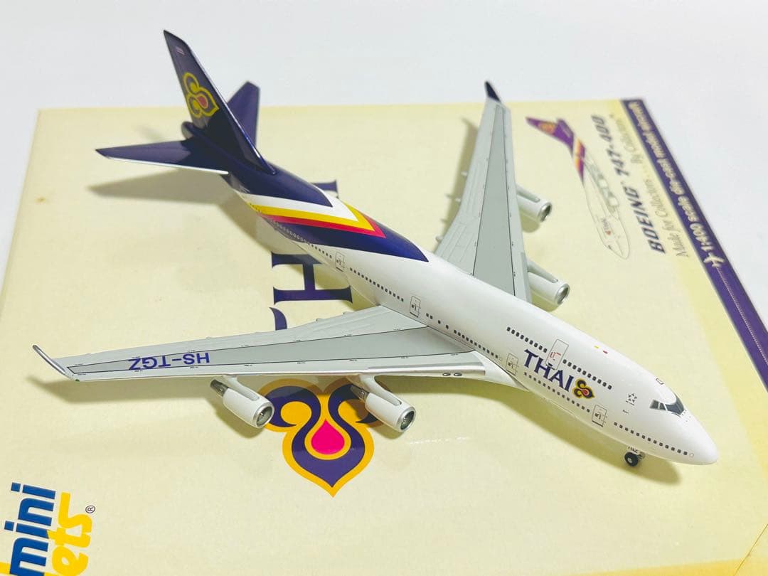 Gemini 1/400 B747-400 THAI タイ航空