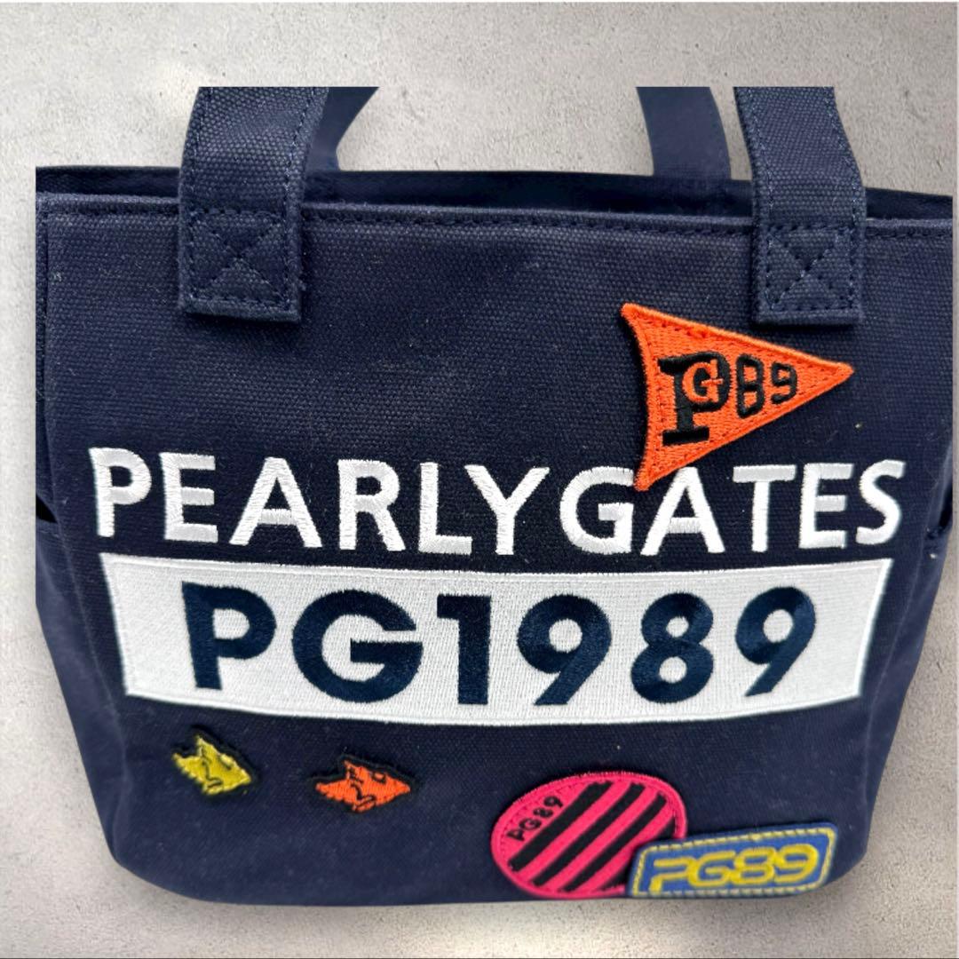 美品パーリーゲイツPEARLYGATES30年記念モデル ラウンドバッグワッペン