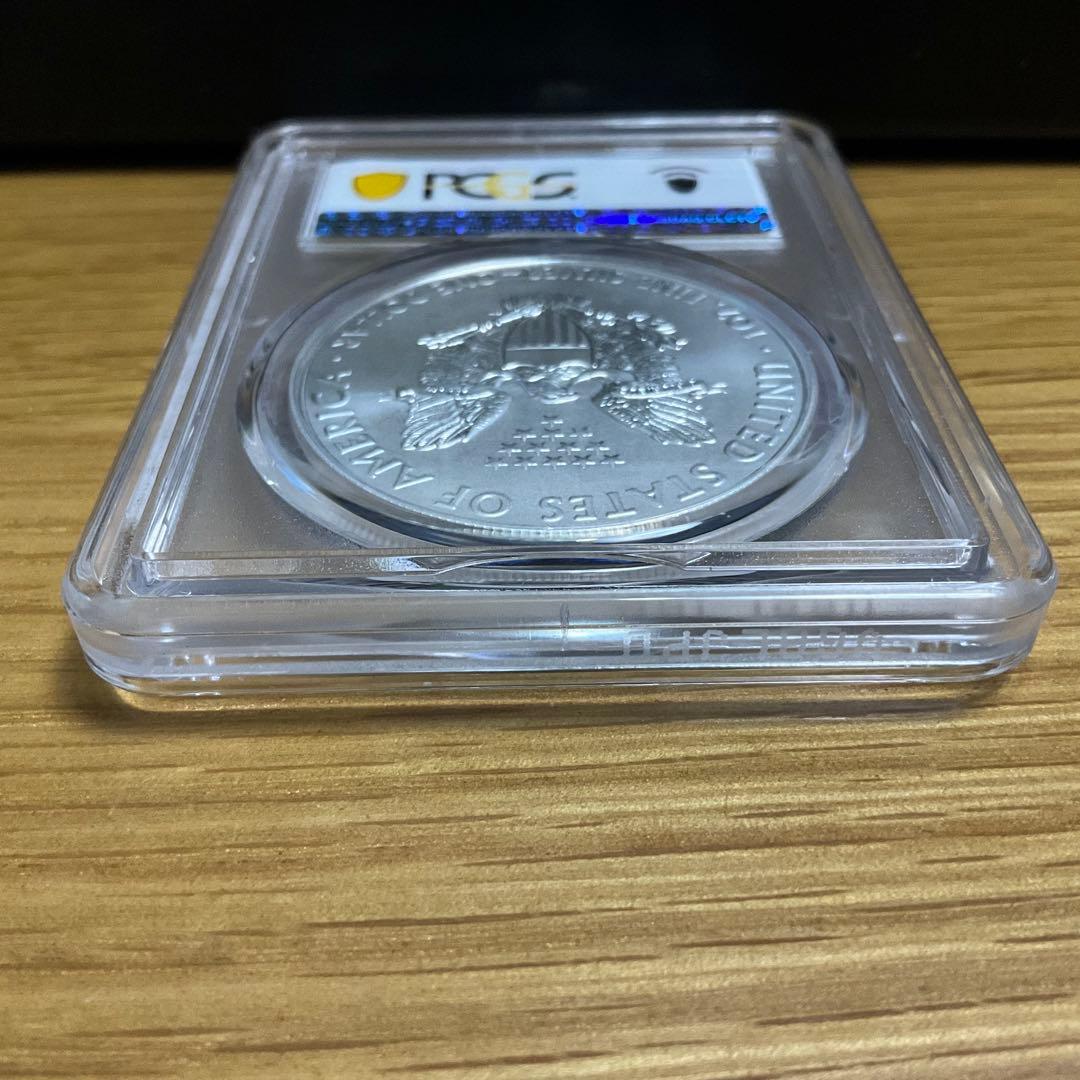 【新品】イーグル銀貨2021-(S) T1 PCGS MS70 サンフランシスコ
