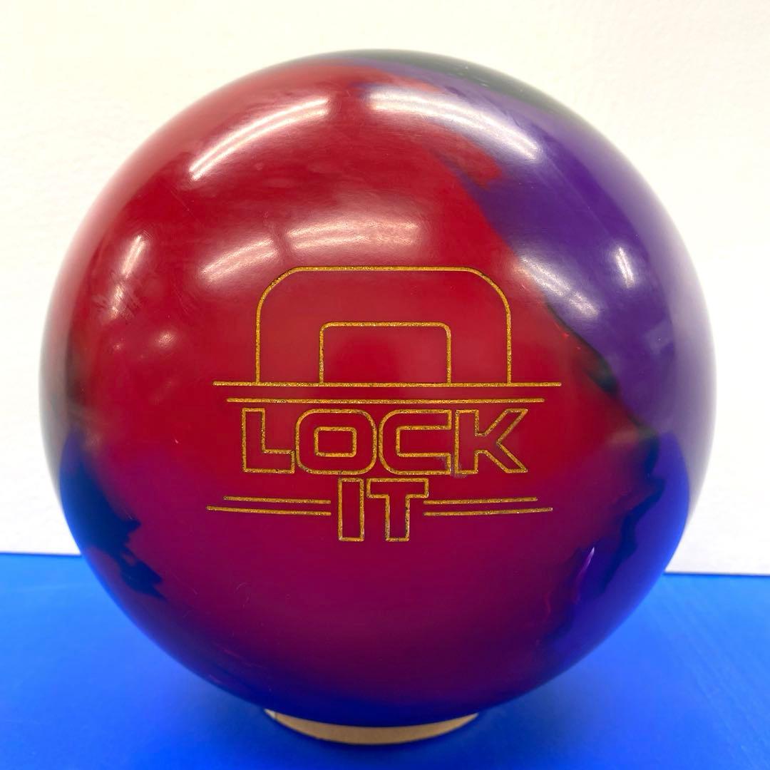 美品プラグ済み Lock IT ストーム Storm ボウリング ボール 中古品