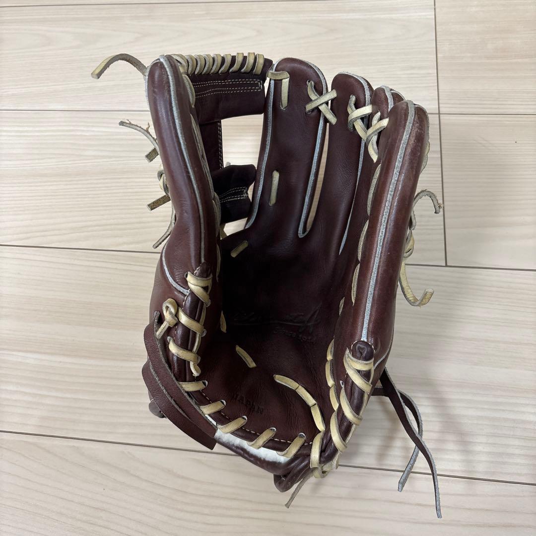 Wilson 硬式グローブ ブラウン ストライプ　87型
