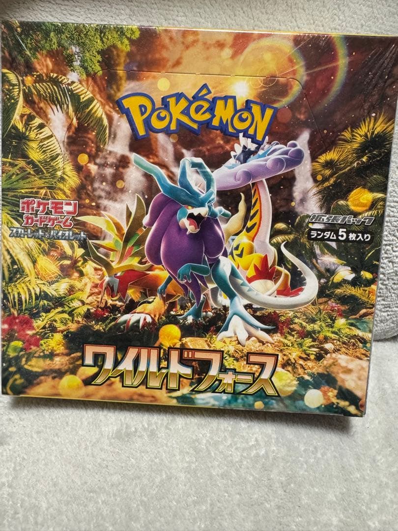 【シュリンク付き】ポケモンカードゲーム ワイルドフォース box