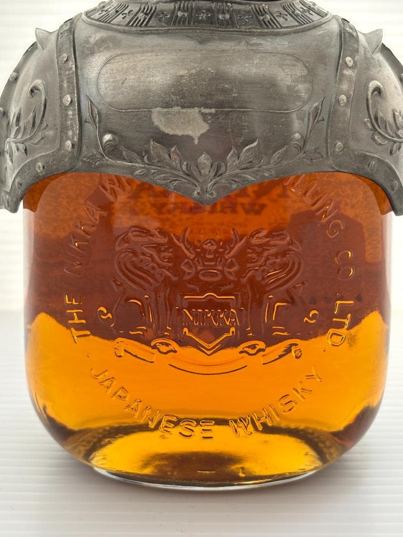 未開封　NIKKA　G&G　WHISKY　仙台工場　騎士　鎧　西洋　ボトル