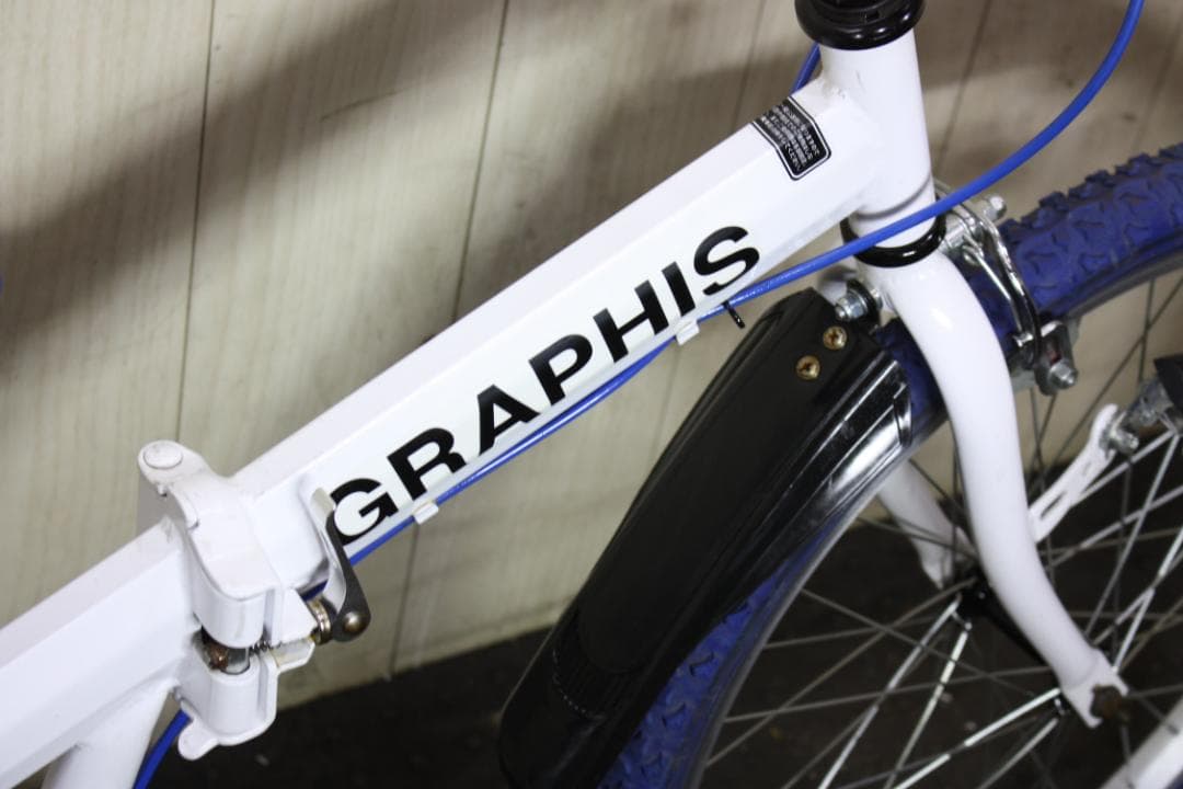 GRAPHIS CR-700 22型 シマノ6速 LED 子供用折り畳みMTB
