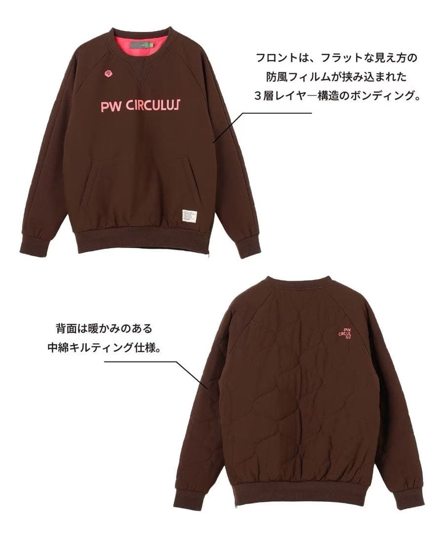 ゴルフウェア PW CIRCULUS ブラック系 SIZE 2 新品・未使用品