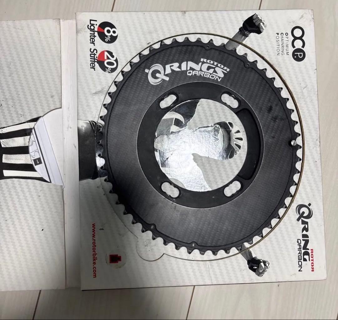 【期間限定価格】美品 Rotor Qrings Qarbon 53-38t