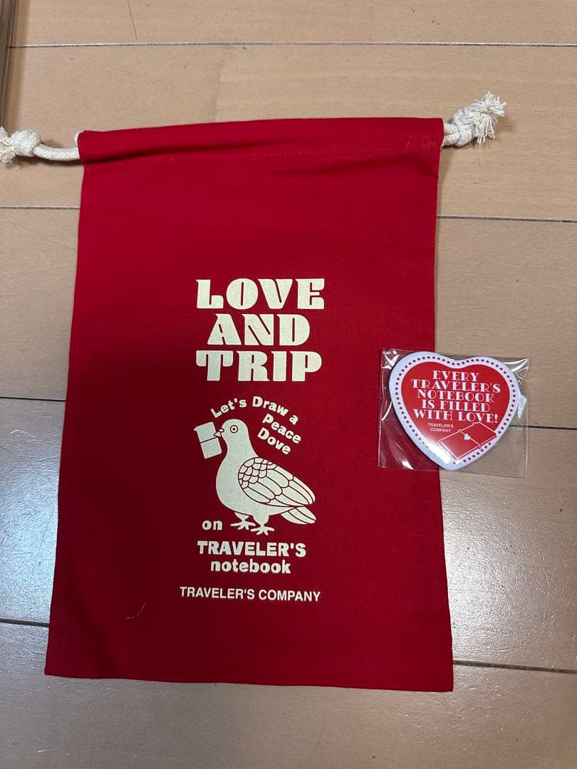 トラベラーズノート　LOVE AND TRIP限定、5点セット