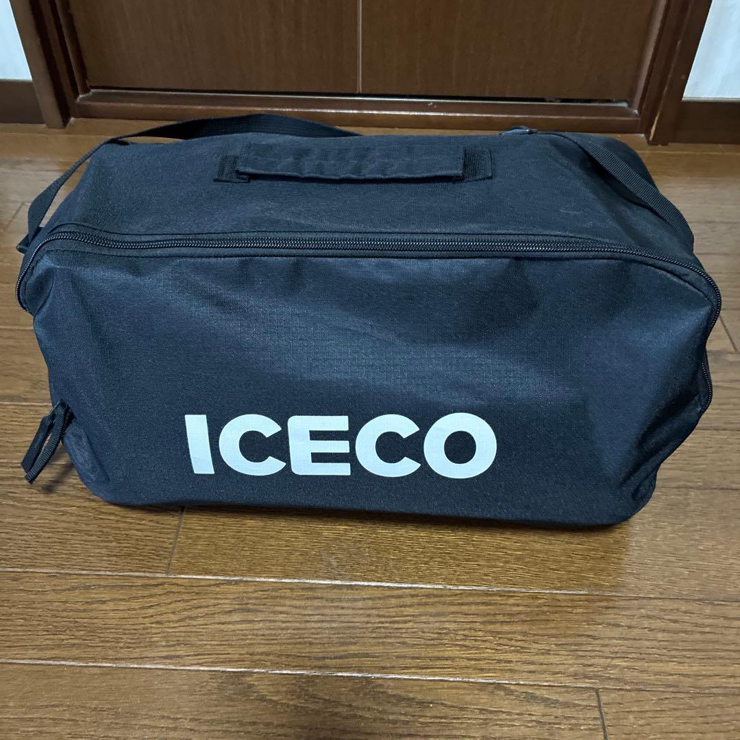 ICECO 折りたたみコット ブラック　2WAYタイプ インフレターマットセット