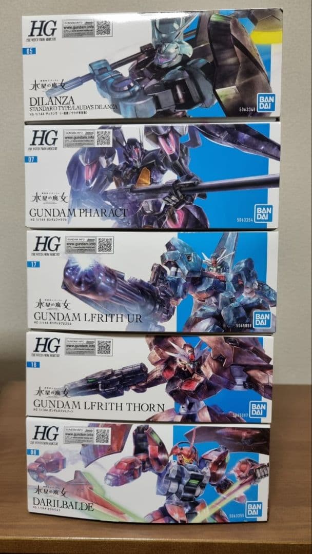 ガンプラセットHG 1/144 水星の魔女 まとめ売り
