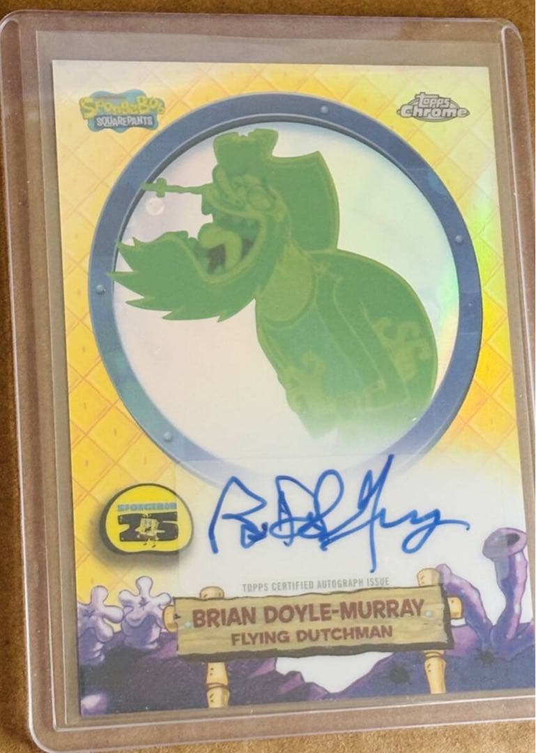 Topps Chrome スポンジボブ　Brian Doyle-Murray