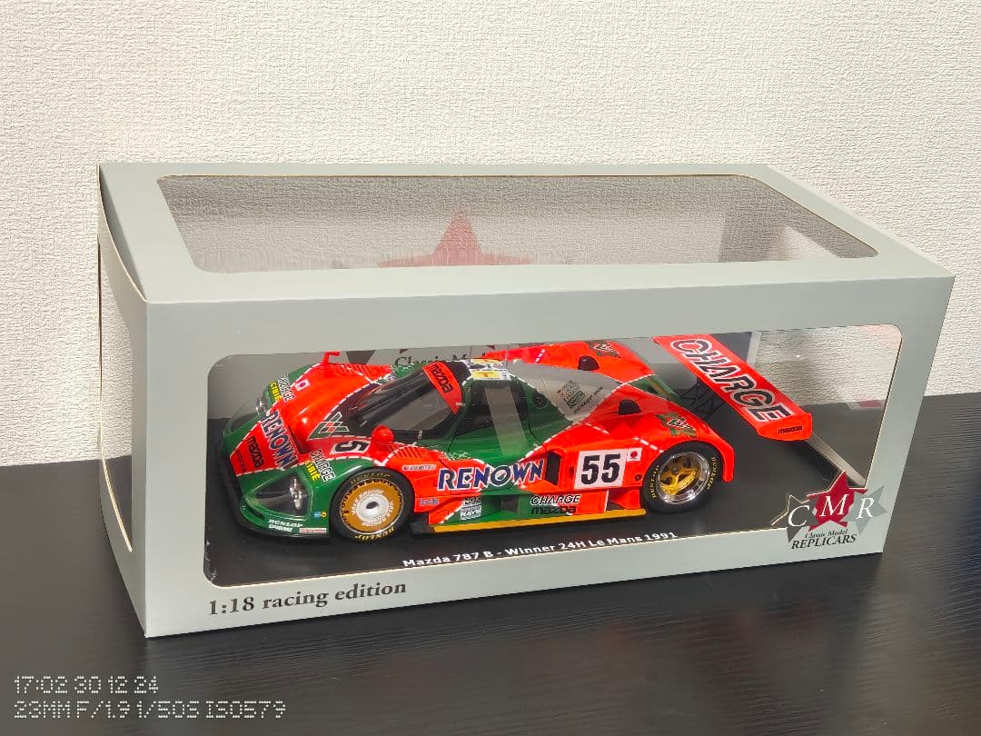未開封　CMR　マツダ　787B　ルマン1991　優勝車　1/18スケール