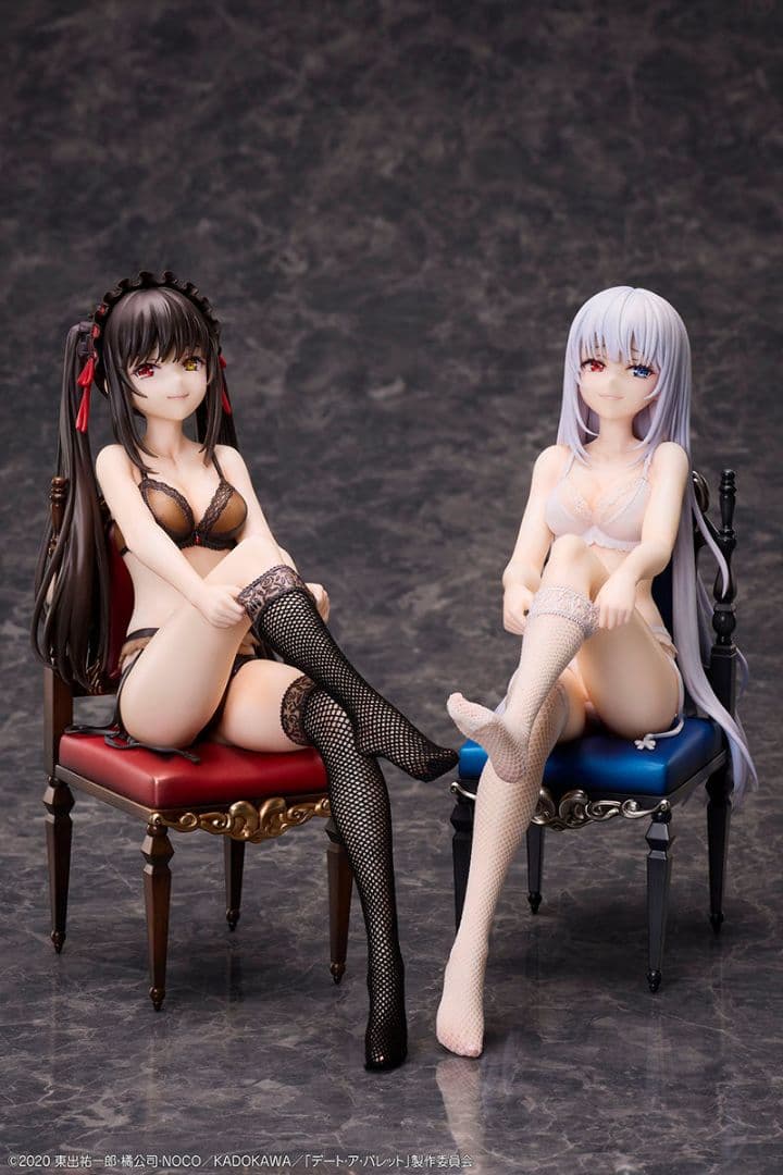 デート・ア・バレット 時崎狂三 ＆ 白の女王 1/7 スケール フィギュアセット