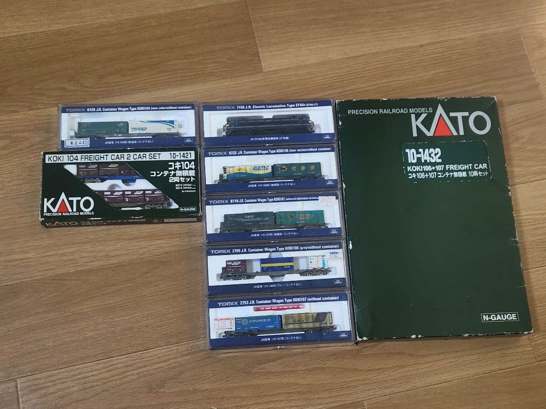 KATO TOMIX コキ104コキ106コキ107+EF66 27【加工品】