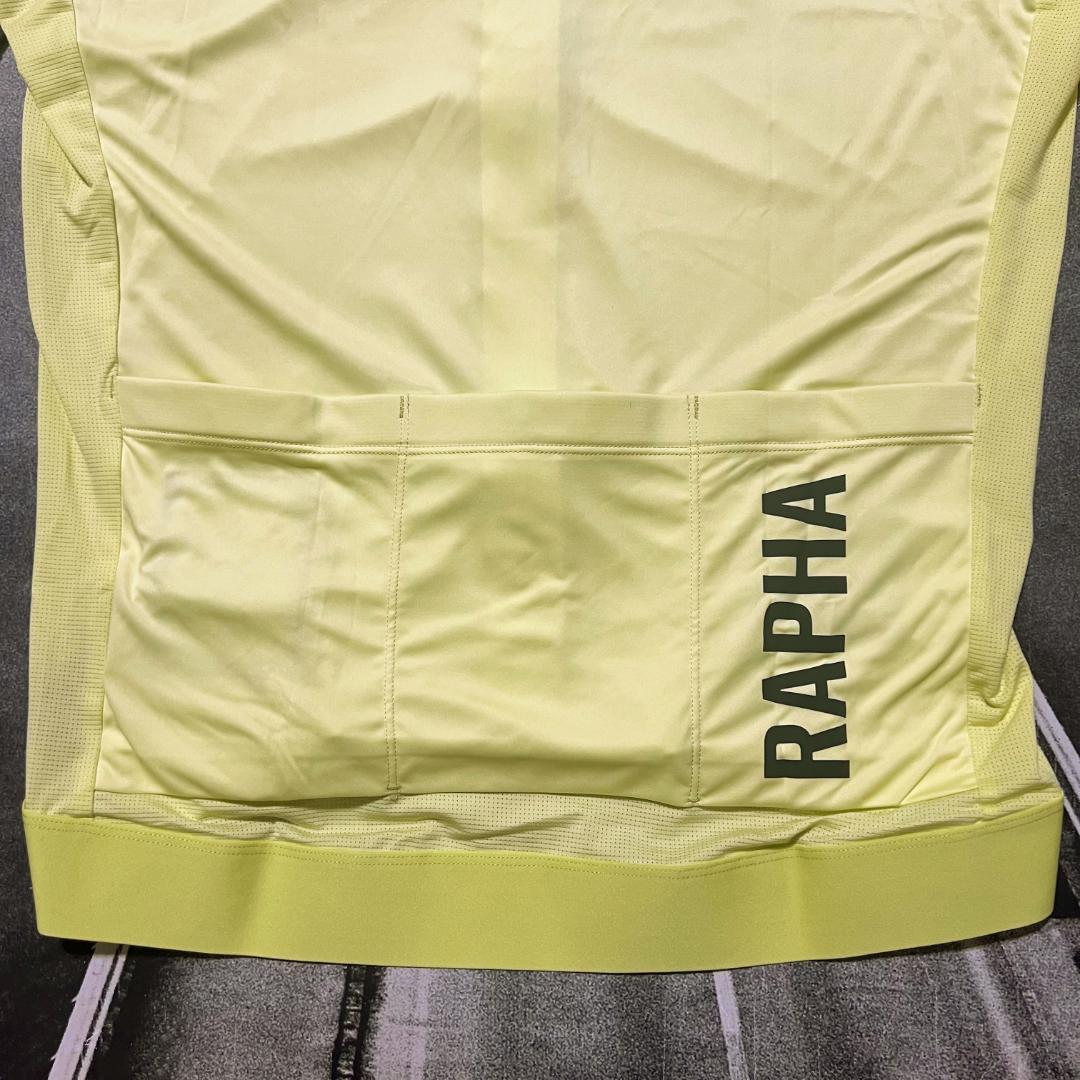 新品 Rapha メンズ プロチーム トレーニング ジャージ Lサイズ ライム