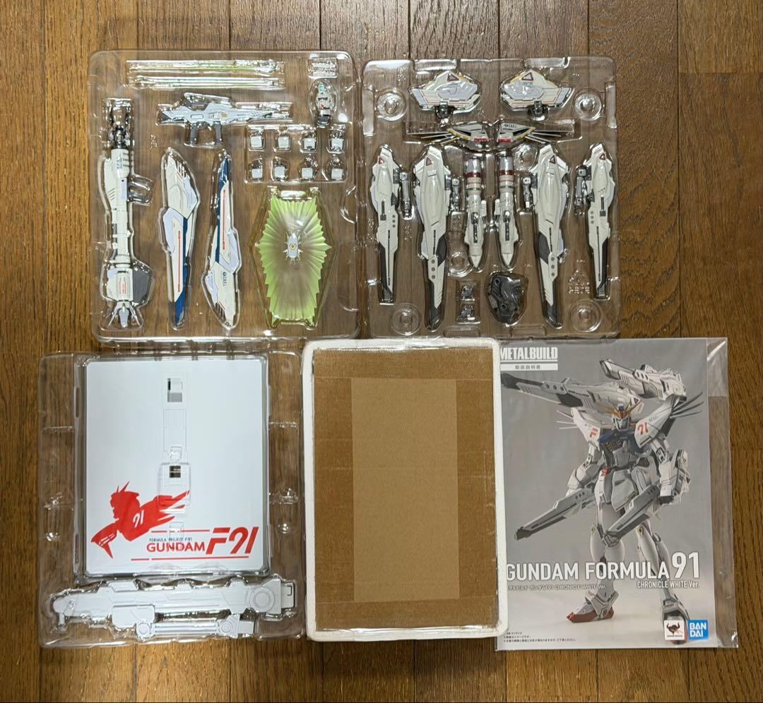 開封品 メタルビルド ガンダムF91 CHRONICLE WHITE Ver.