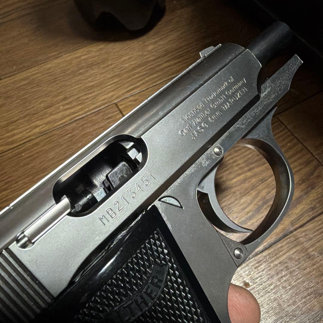 マルゼン　Walther PPK/S ガスガン シルバー