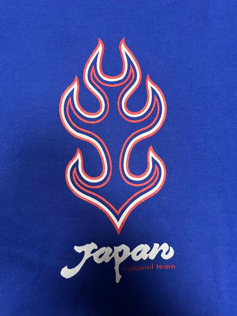 日本代表　1995 Tシャツ　炎柄　フレイム