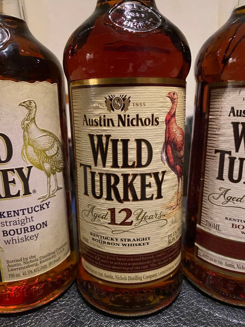 ワイルドターキー Wild Turkey 13年・12年・8年 セット バーボン