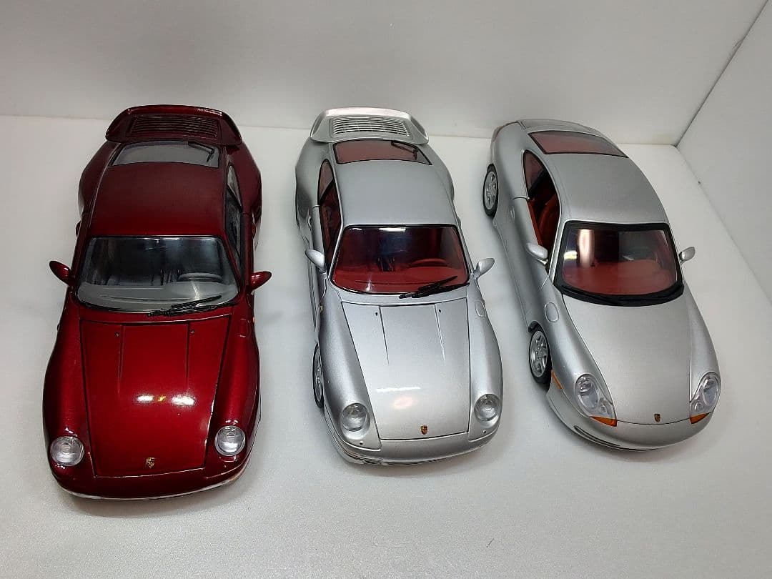 Porsche 911 993Turbo 996 ミニカー 3台セット