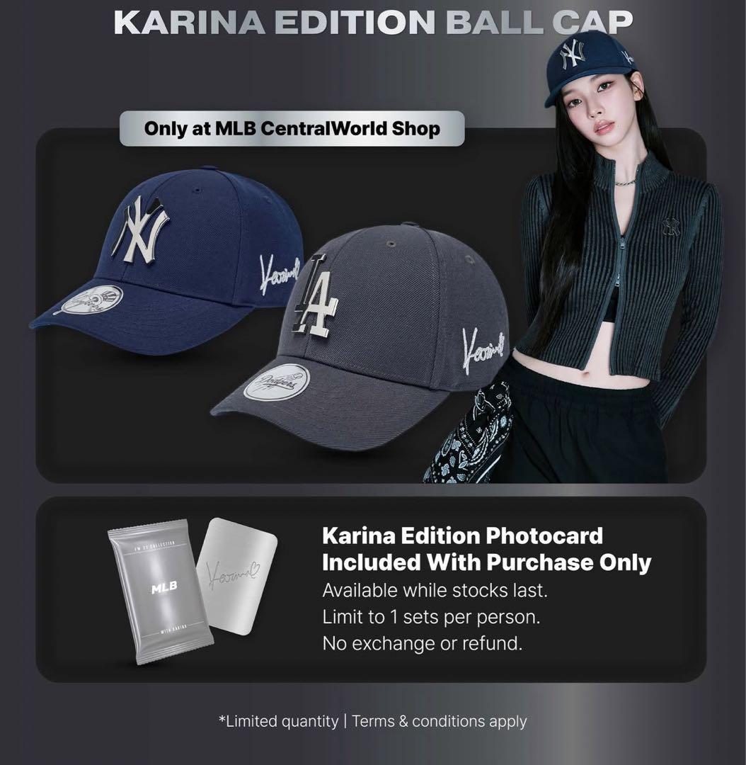 N*o様 MLB×aespa カリナ KARINA LAグレー 57 日本未発売