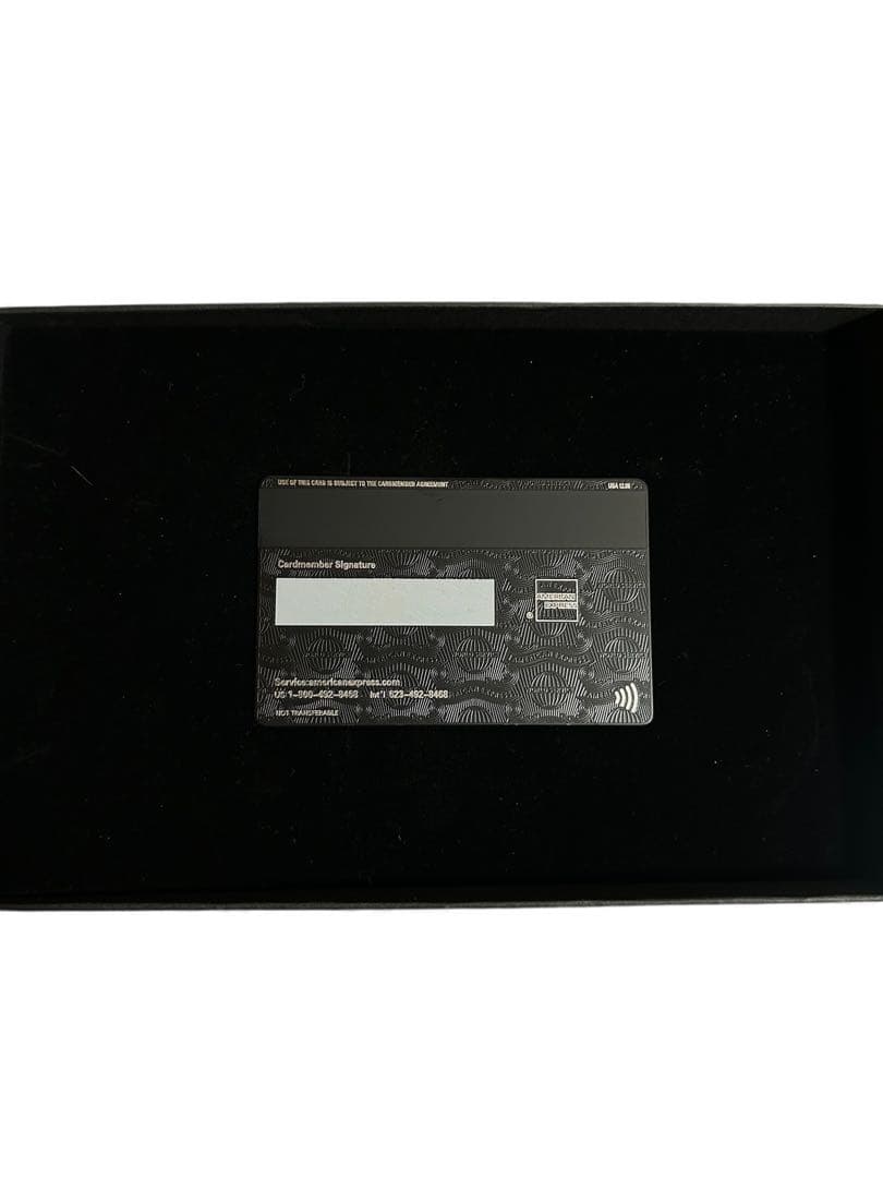 【ラスト業界最安値】アメックス　ノベルティ　ブラック　おもちゃ　ユリースズカード