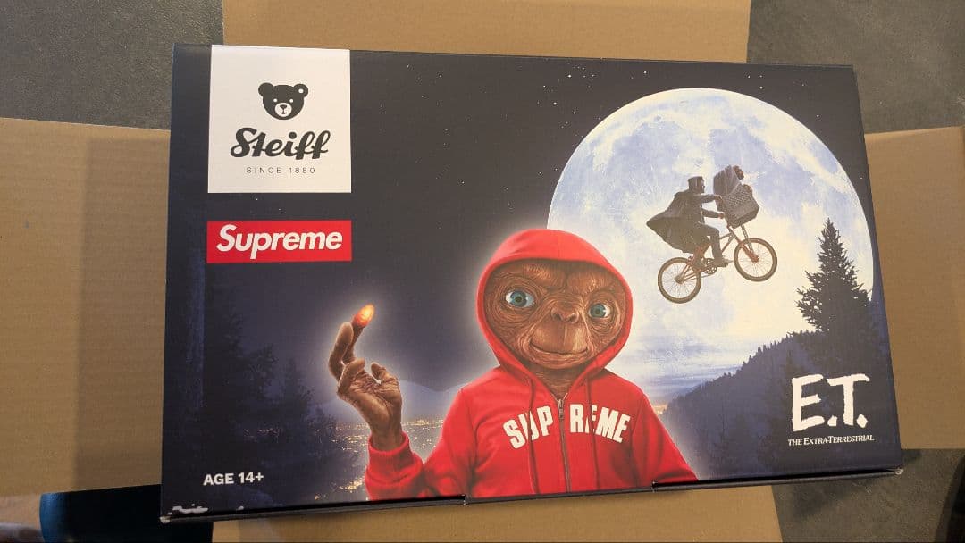 Supreme Steiff ET ぬいぐるみ ノベルティ付