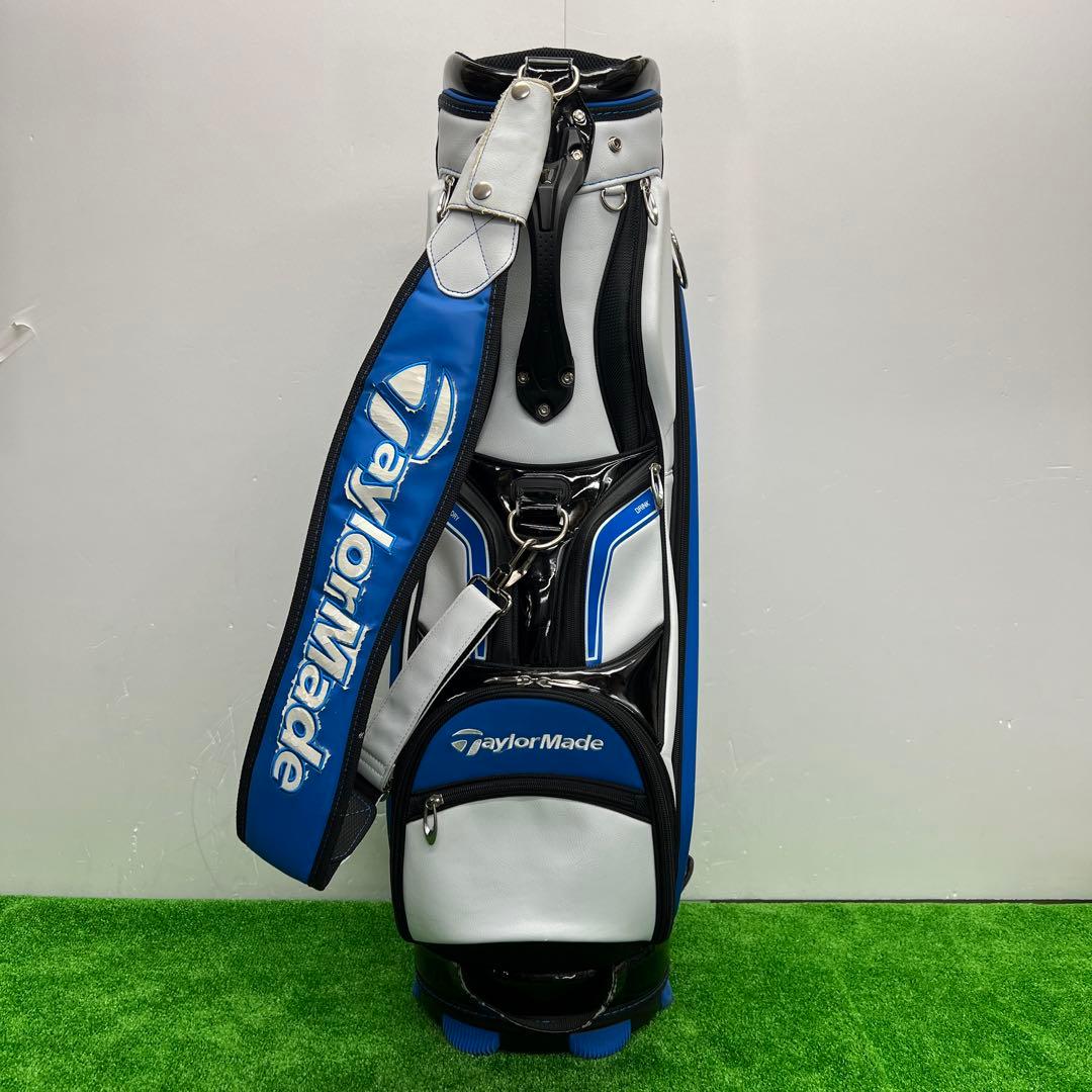 テーラーメイド　Taylormade キャディバック　9インチ　ブルー　中古