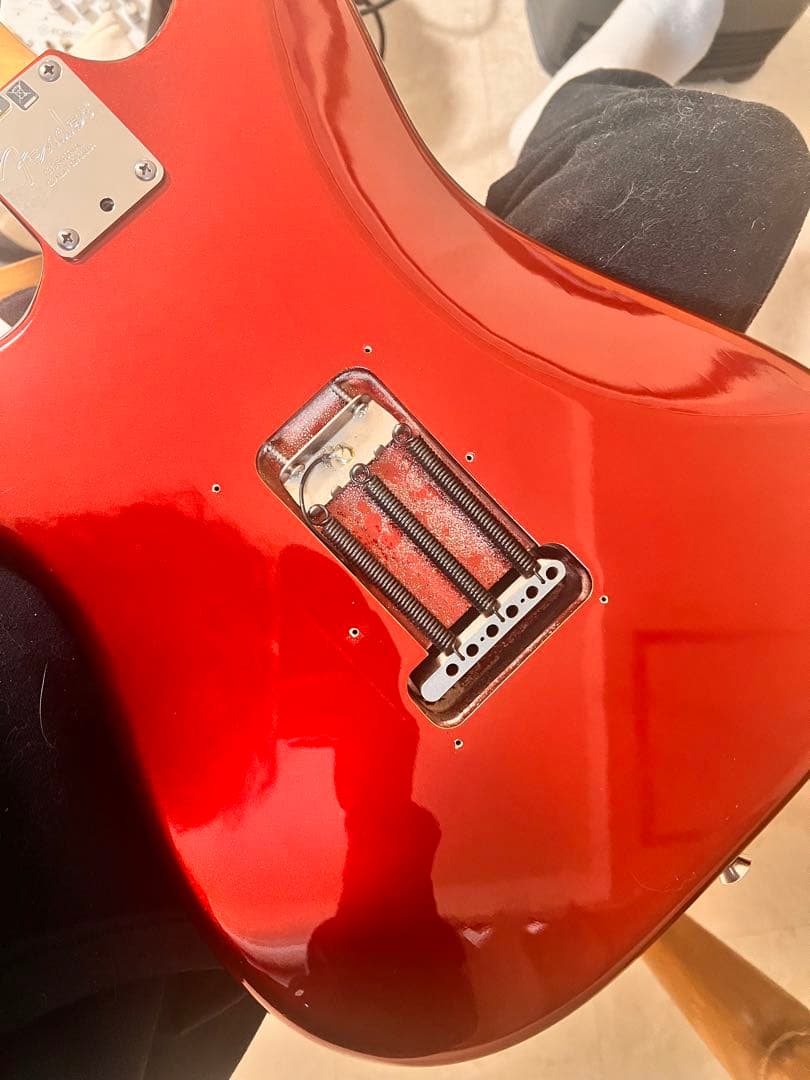 Fender american standard ストラトcandy apple