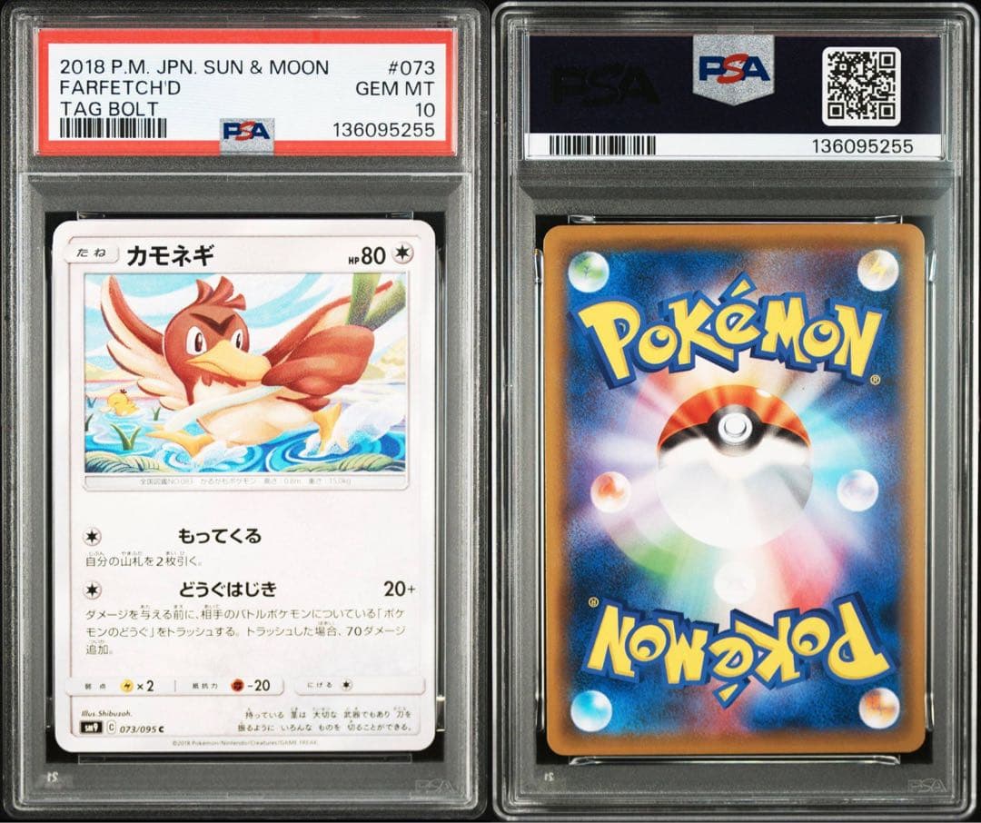超絶希少　PSA10 シブゾー　コダック & カモネギ pop6 073