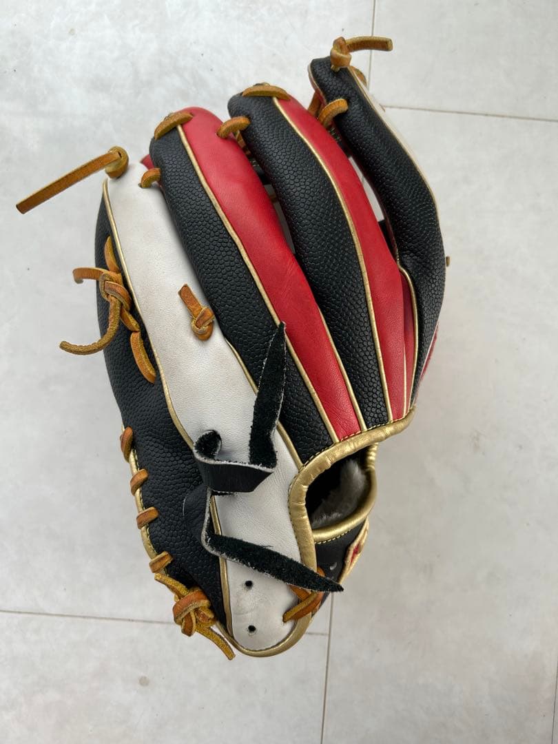 Wilson SELECT 軟式野球グローブ 赤黒