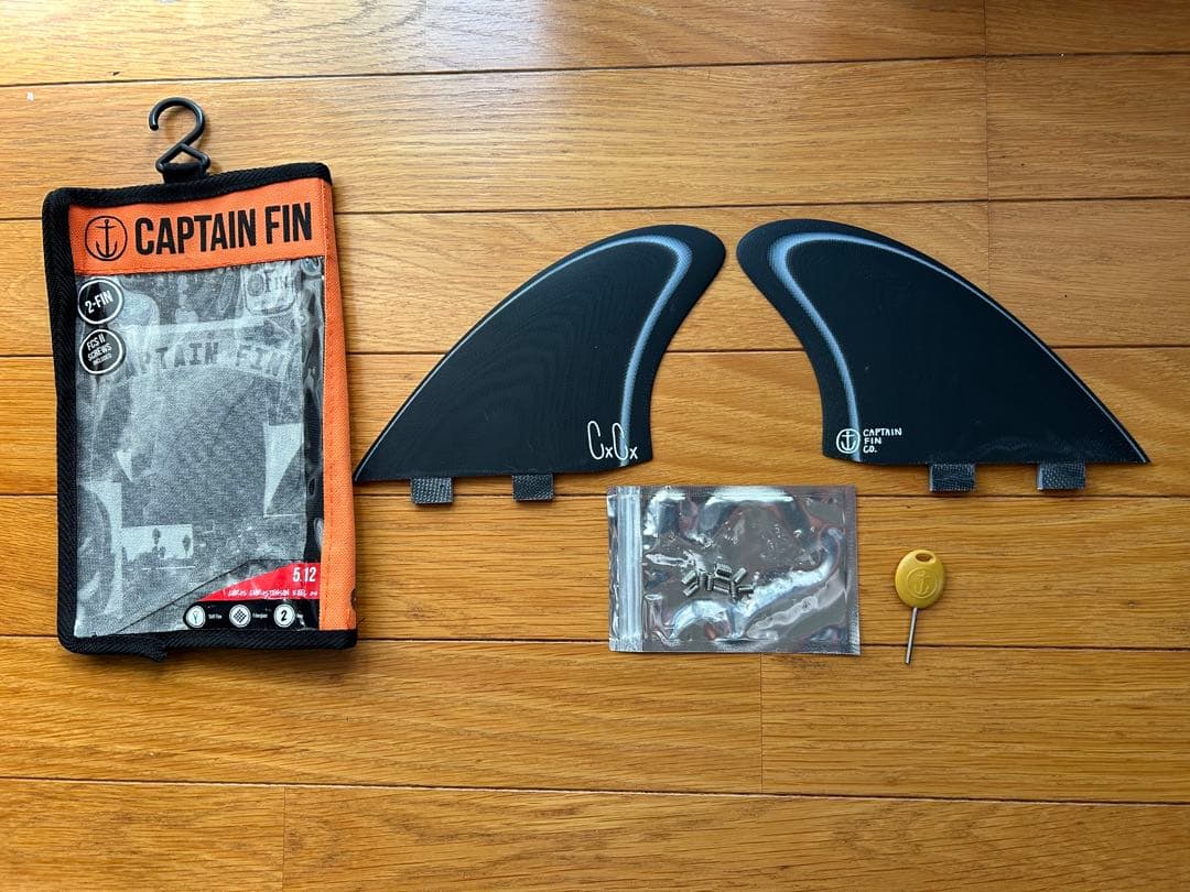 新品未使用CAPTAIN FIN CCキールフィン クリステンソン ネジ&キー付